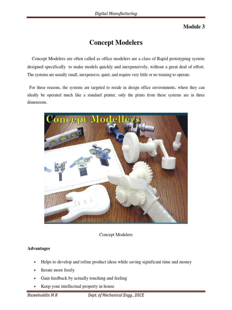 Module 3 | PDF | 3 D Printing | Printer (Computing)