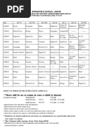 CBSE 6th to 9th Class Annual Examination Time Table 2024-25 (Karnataka ...