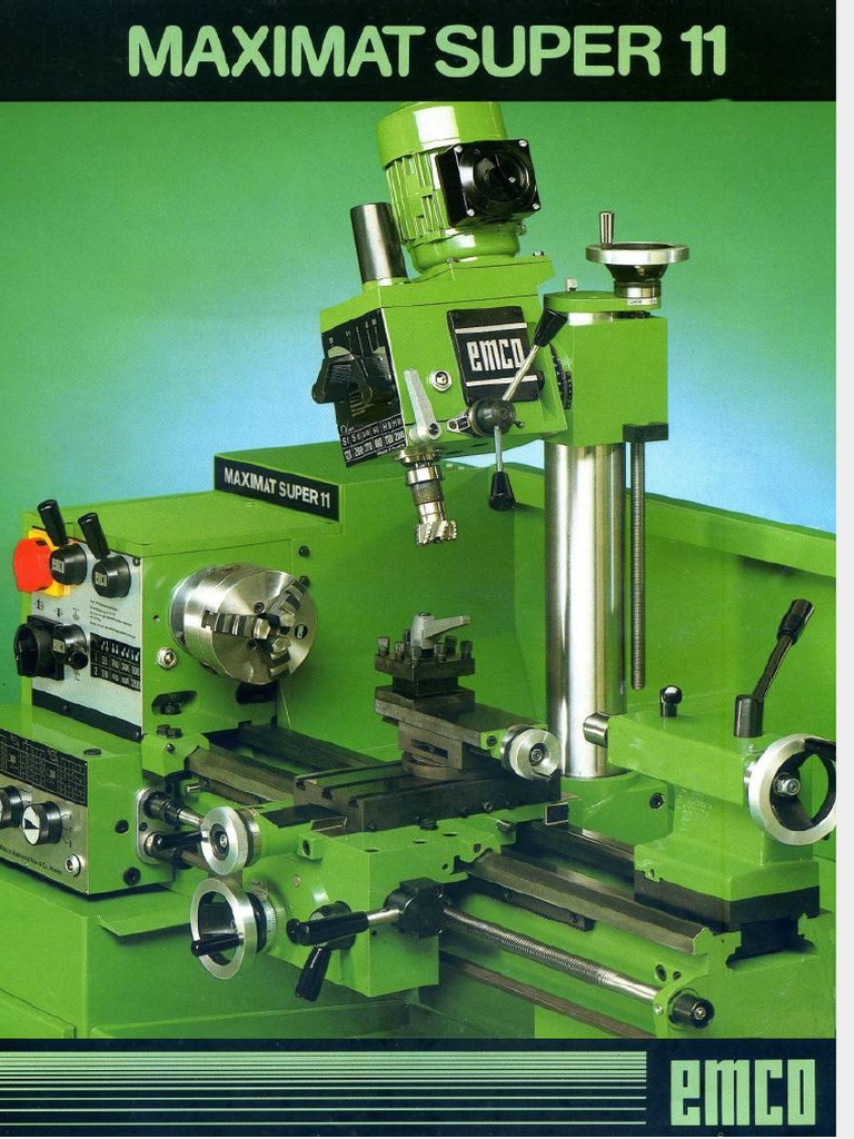 Dokumen - Tips Emco Maximat Super 11 Lathe Brochure | PDF | Technology & Engineering