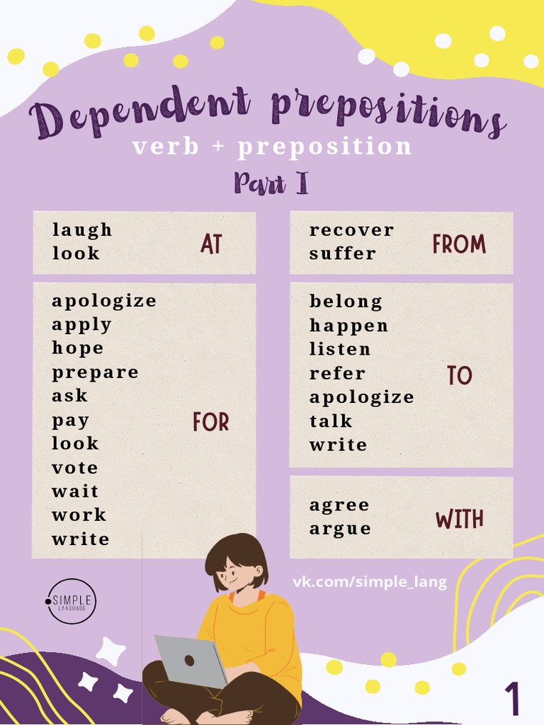 Dependent Prepositions by Simple Language | PDF