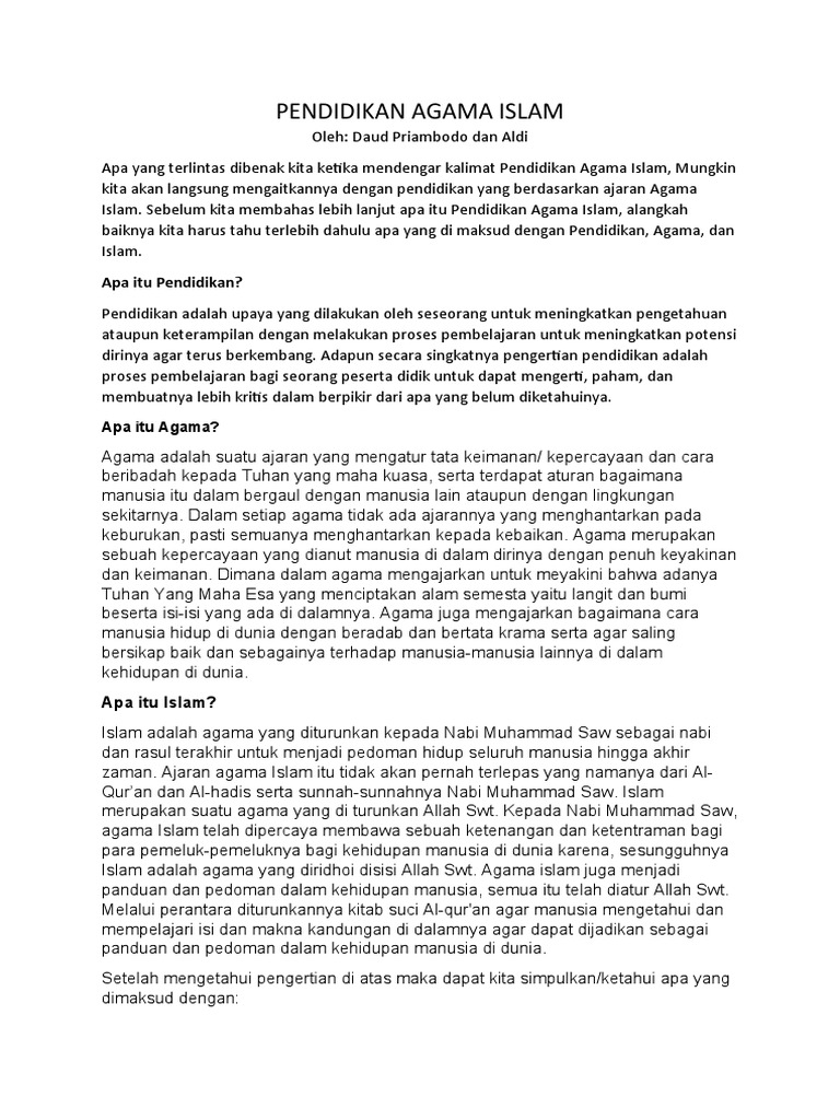 Artikel B.indo PAI 2019 | PDF