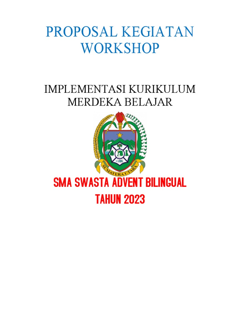 Proposal Workshop Kurikulum Merdeka 2023 | PDF