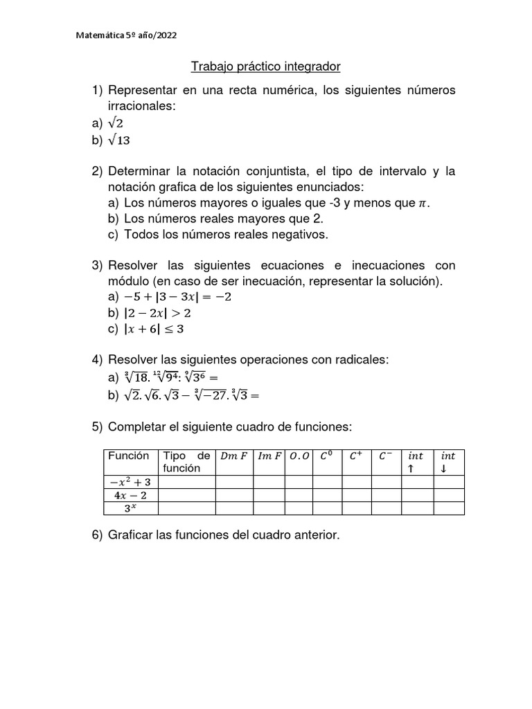 Trabajo Práctico Integrador | PDF