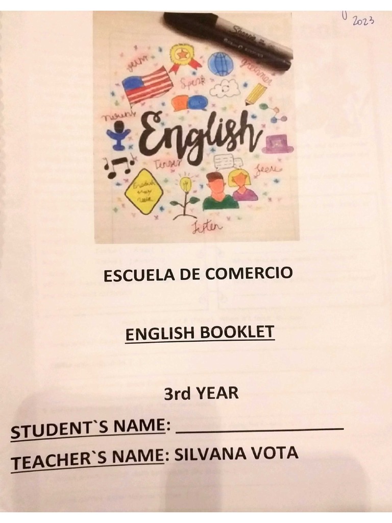 Cuadernillo 3er Año 2023 Pdf