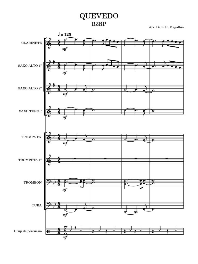 QUEVEDO | PDF | Compositions | Human Voice