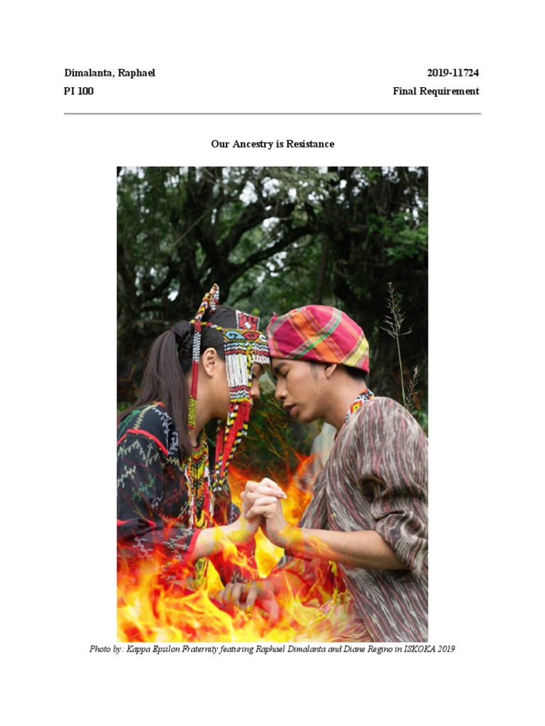 PI 100 - Dimalanta - Final Output | PDF