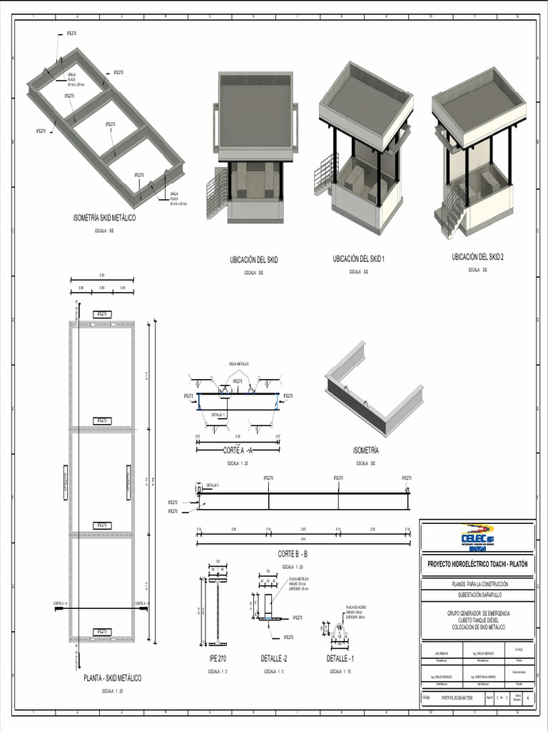 Skid Metálico (PHTP PL 5c08!08!7500) | Descargar gratis PDF | Tanques ...
