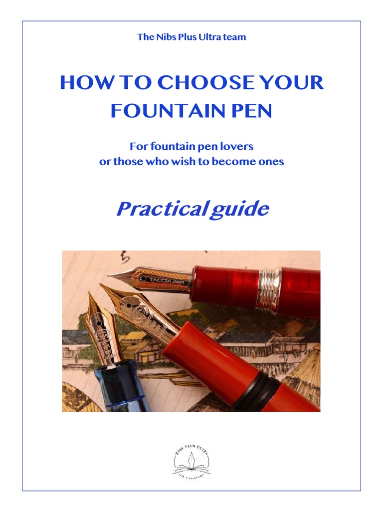 How To Chose Your FP | PDF | Pen | Stationery