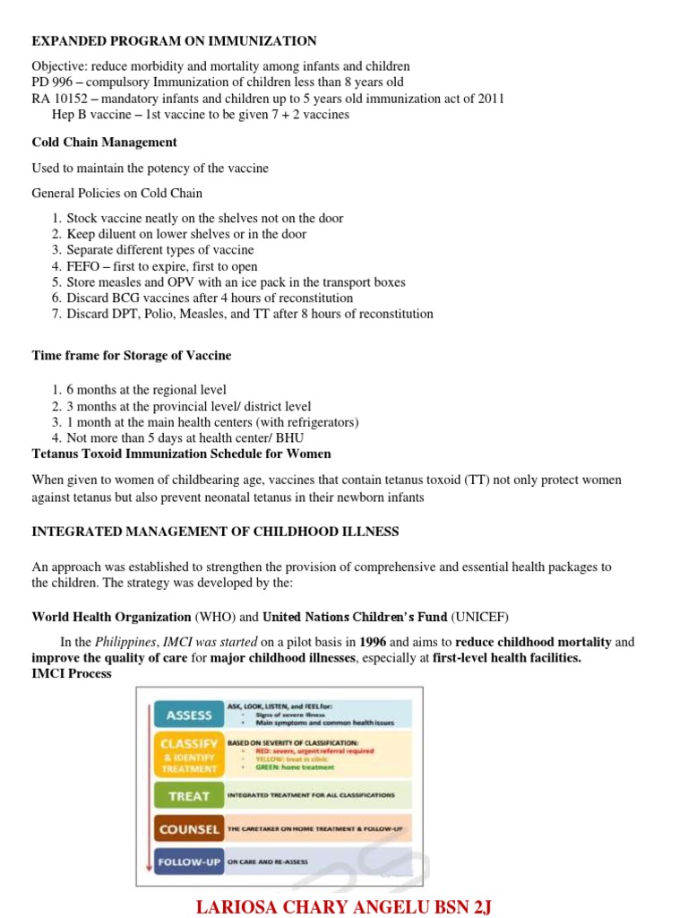 Ncm 104 Lec Reviewer Finals Pdf Micronutrient Vaccines 