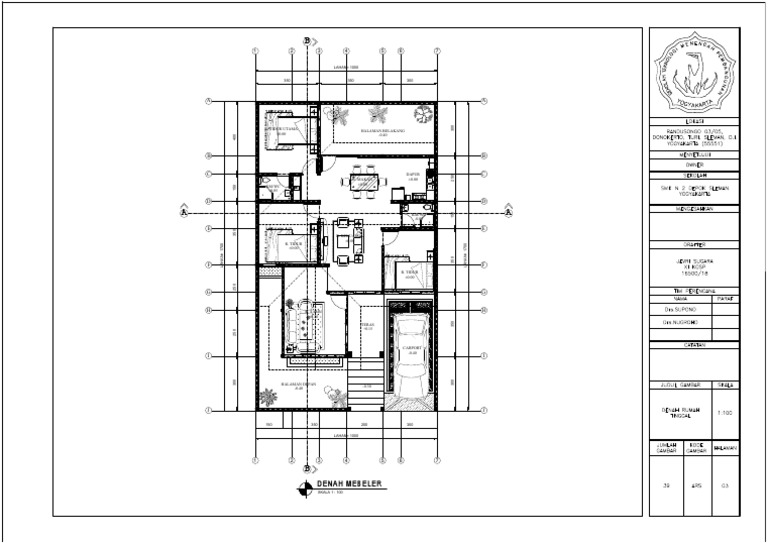 Floor Plan with Furniture Layout | PDF
