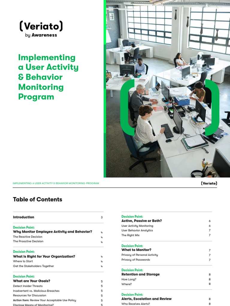 Veriato - Implementing A User Activity and Behavior Monitoring Program ...