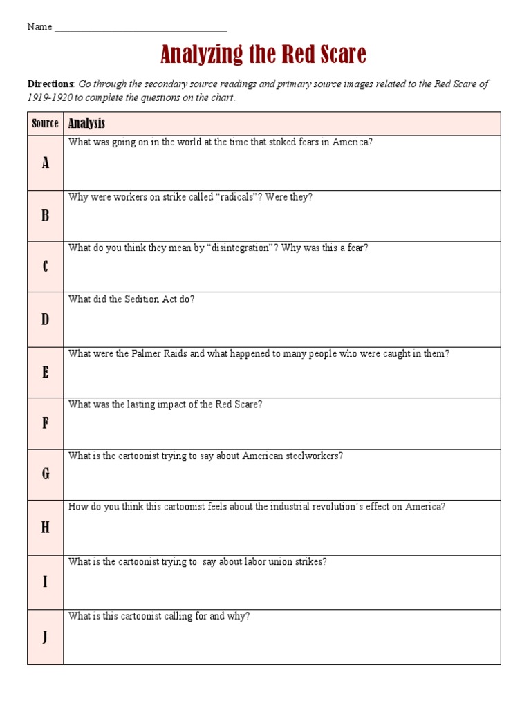 03+ +Red+Scare+Analysis+Schoology+Copy | PDF