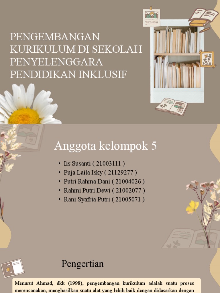 KEL 5 - Pend Inklusi | PDF | Karier & Perkembangan | Pengembangan Diri