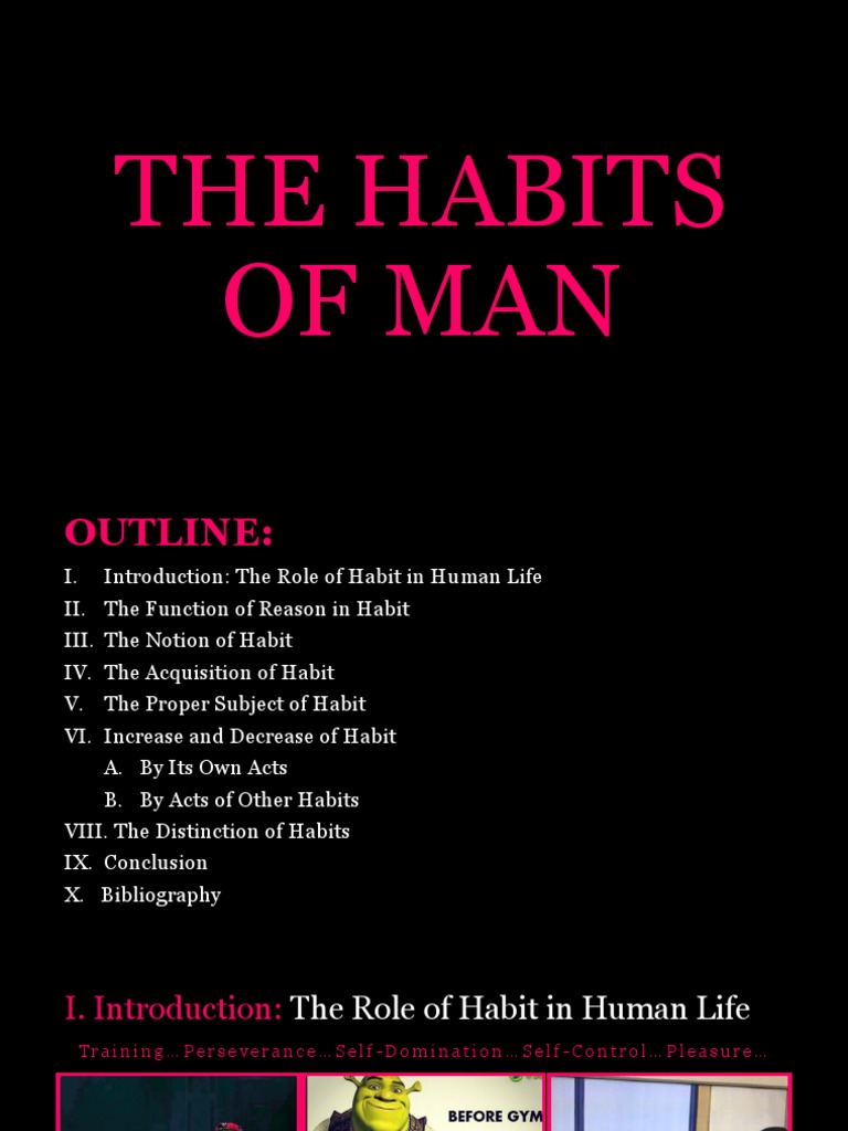 Understanding Human Habits and Their Impact | PDF | Habits | Nous