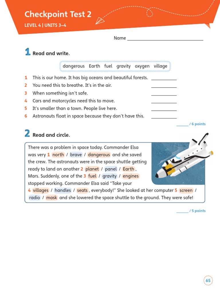 English Code AmE L4 Checkpoint Test 2 U3-4 | Download Free PDF ...