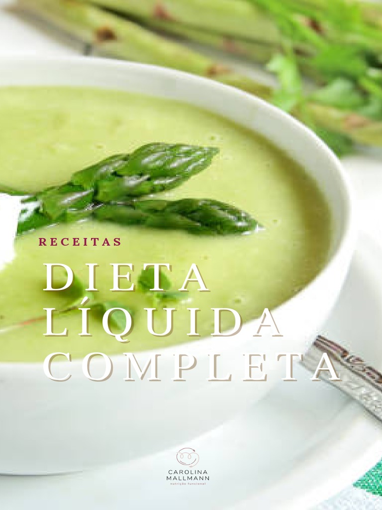 Receitas - Dieta Líquida Completa | PDF | Caldo | Culinária vegana