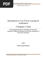 Power Analysis - VLSI Back-End Adventure | PDF | Logic Gate | Cmos
