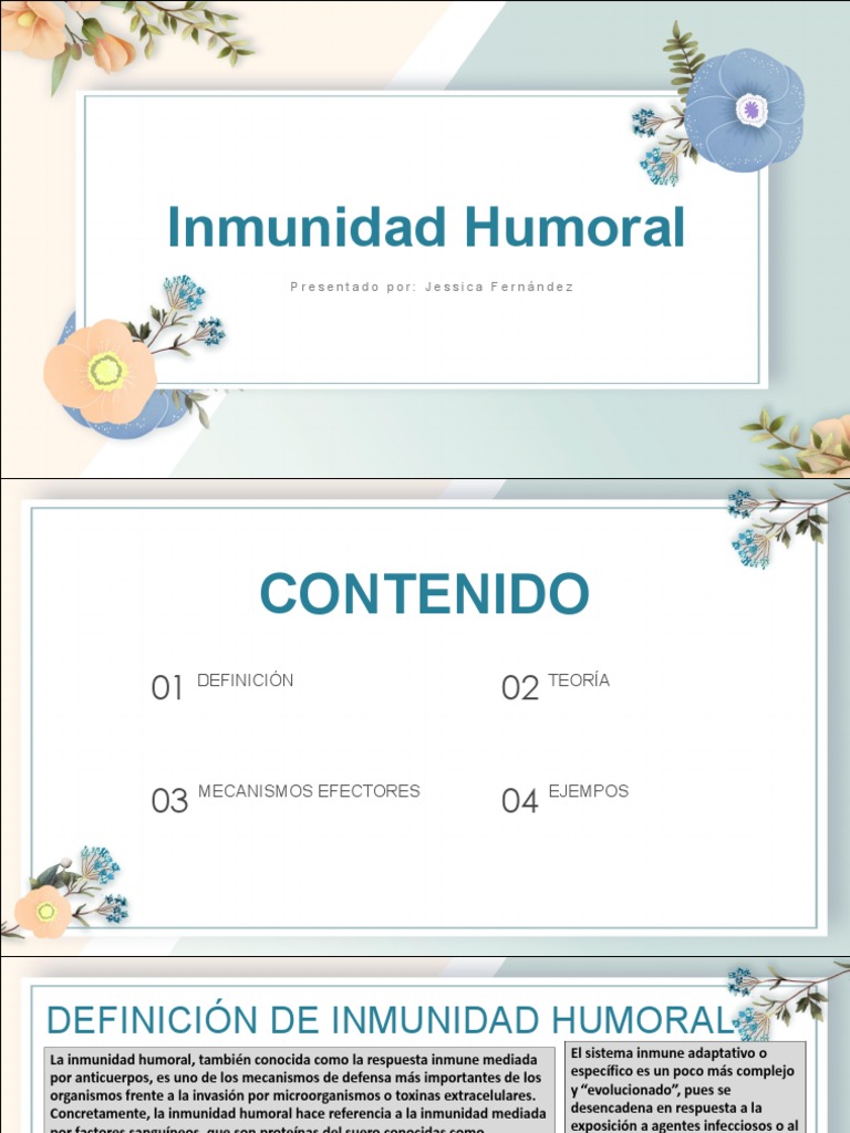 Inmunidad Humoral | PDF | Anticuerpo | Sistema inmune