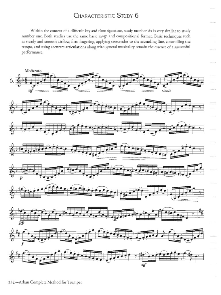 Caracteristico 6 Arban | PDF