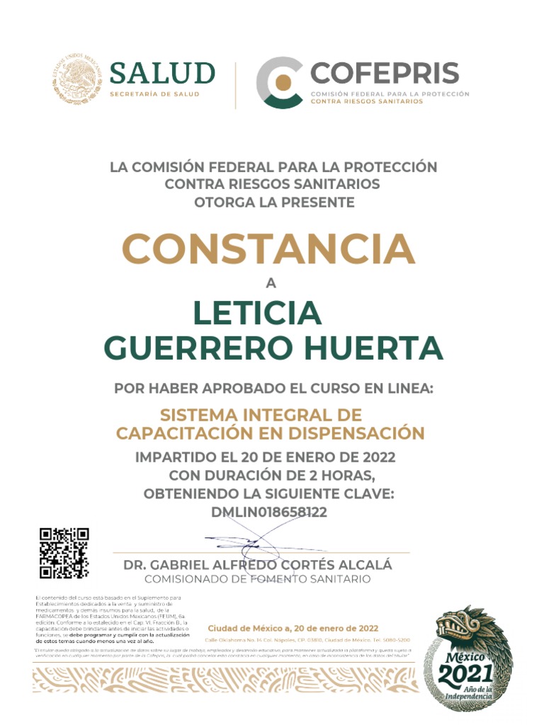 Constancia-SICAD 3 | PDF