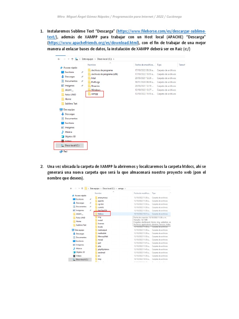 Pagina WEB Con Sublime Text & CSS | PDF | HTML | Hipervínculo