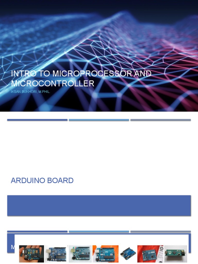 Intro To Microprocessor and Microcontroller Lecture 2 | PDF | Arduino ... Intro To Microprocessor and Microcontroller Lecture 2 | PDF | Arduino ...
