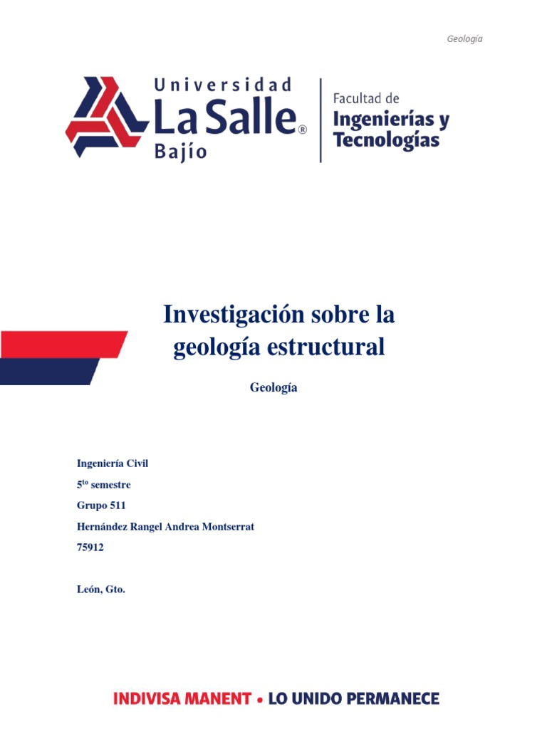Geología Estructural | PDF | Ingeniería | Geología