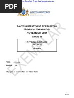 EC Physical Science Grade 12 SEPT 2022 P2 and Memo | PDF | Electrode ...