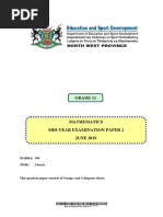 Analtyical Geometry Grade 11 Questions | PDF