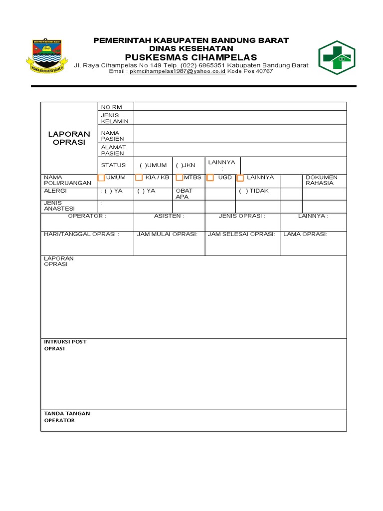 Laporan Oprasi | PDF