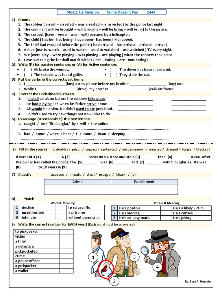 MG2.1 U2 Revision | PDF | Burglary | Misconduct