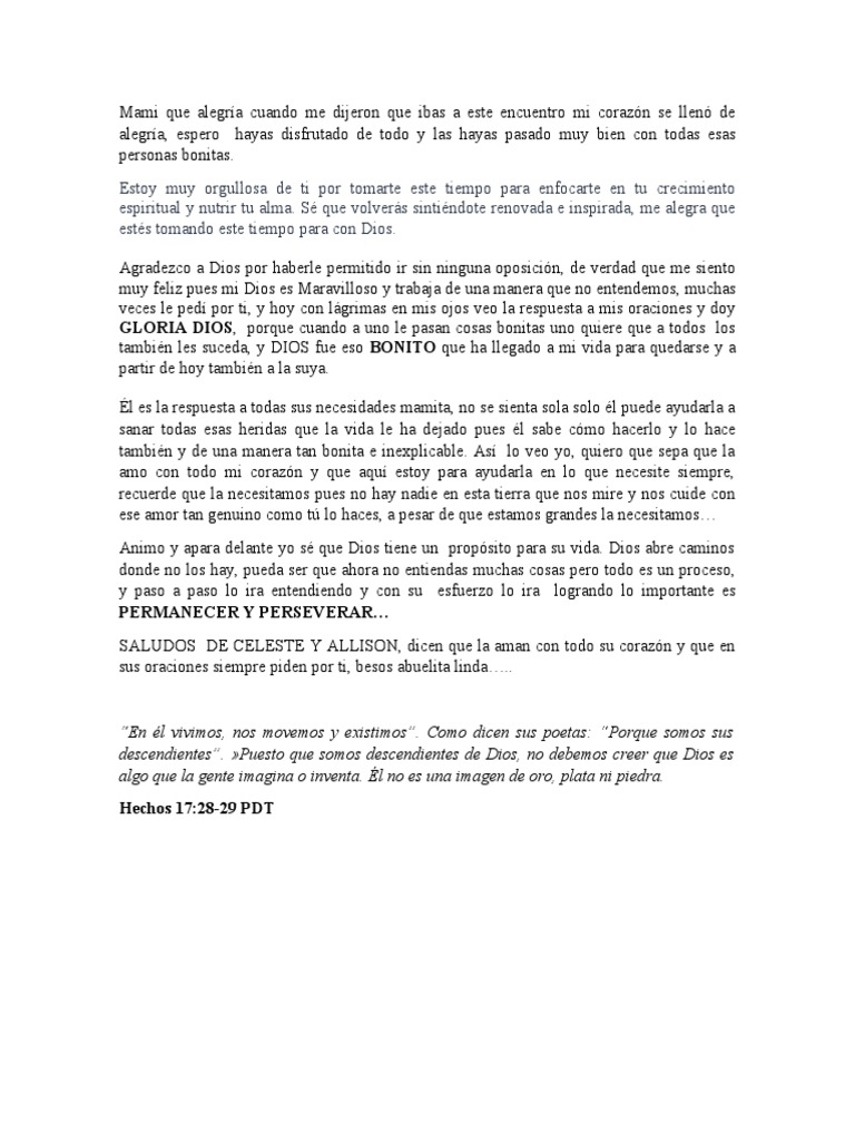 Carta Mama Pdf