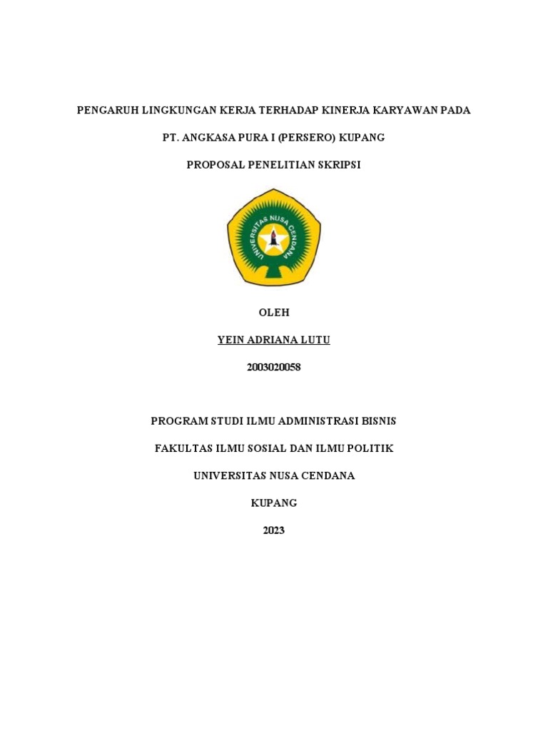 Proposal Penelitian (SDM) | PDF | Karier & Perkembangan