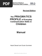 The Pragmatics Profile For People Who Use AAC | PDF | Question ...