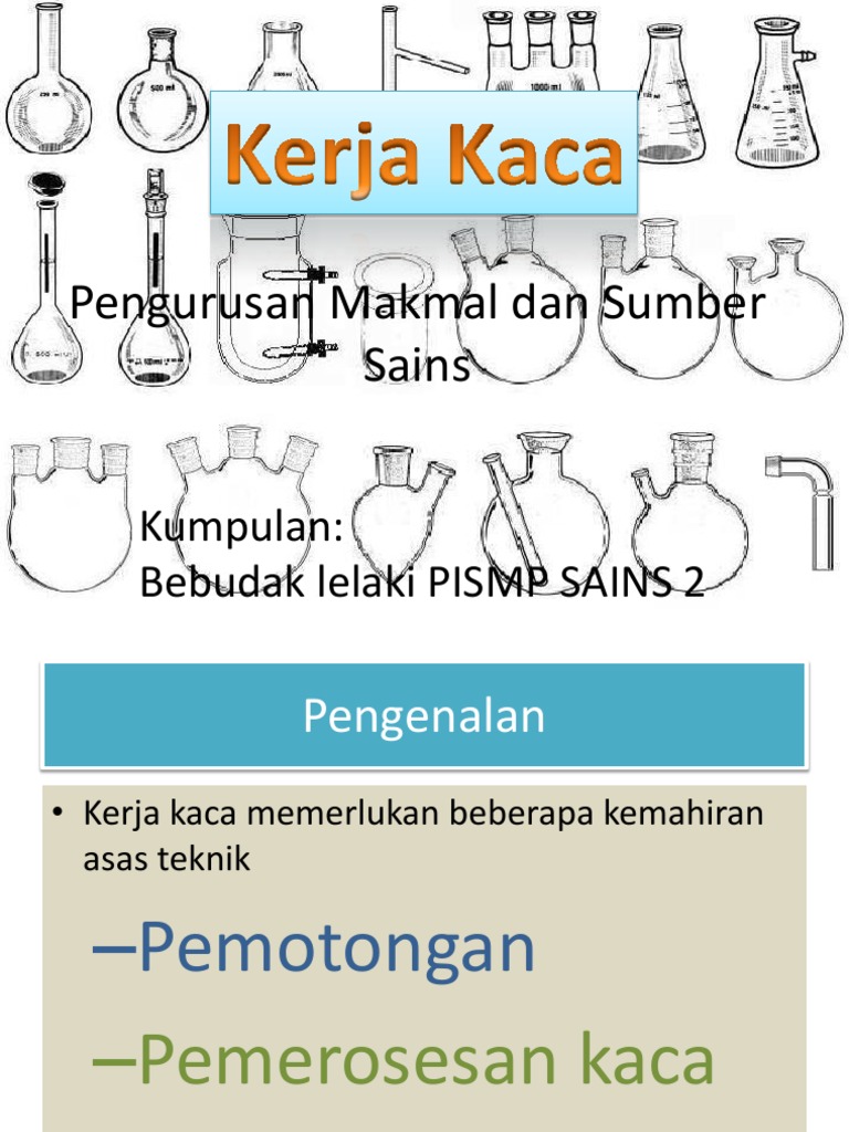 TEKNIK PEMOTONGAN DAN PEROSESAN KACA DI MAKMAL SAINS | PDF