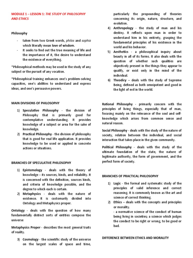 Ethics Reviewer | PDF | Morality | Metaphysics