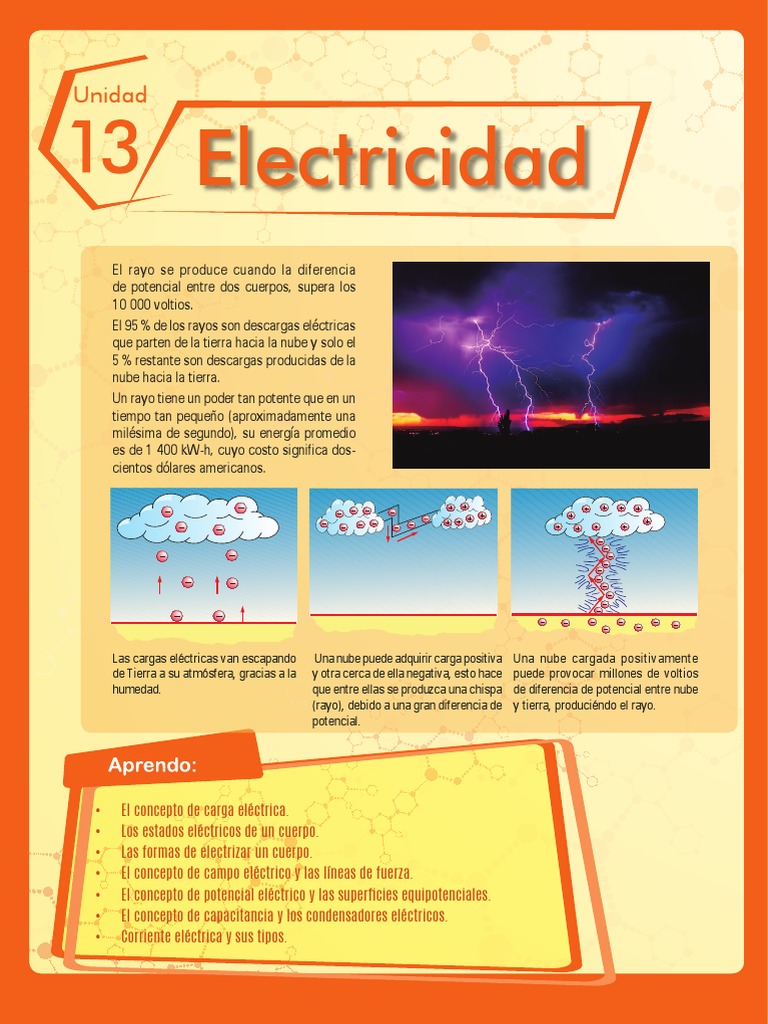 13 Electricidad | Descargar gratis PDF | Relámpago | Electricidad