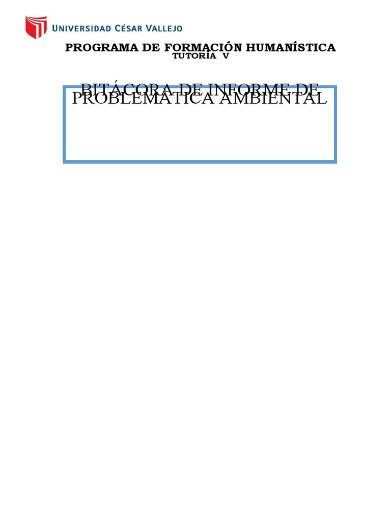 Informe de Problemática. Tutoría V | PDF | Residuos | Vertedero