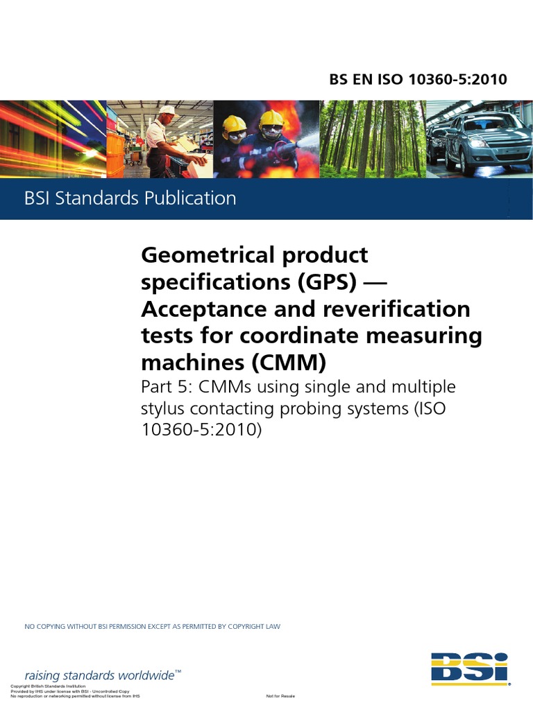 BS en Iso 10360-5-2010 | Download Free PDF | International Organization ...