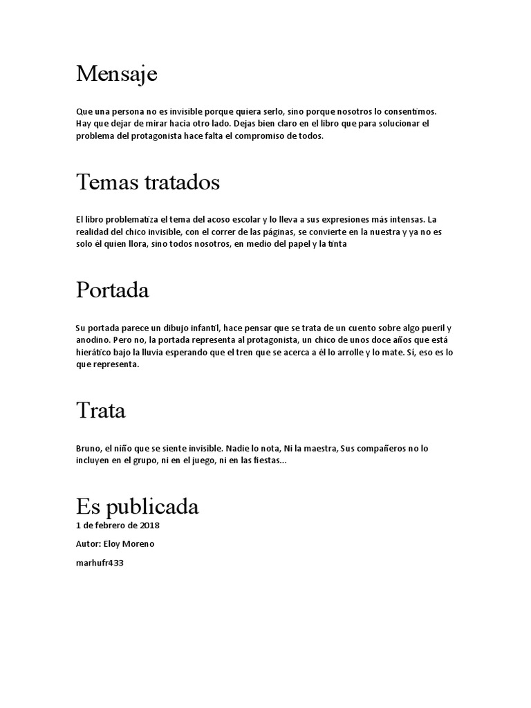 Invisible | PDF