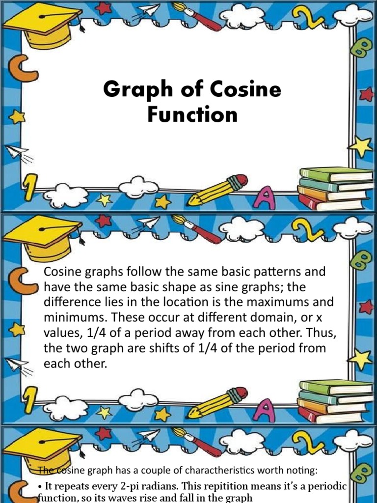 Graph of Cosine Function | PDF