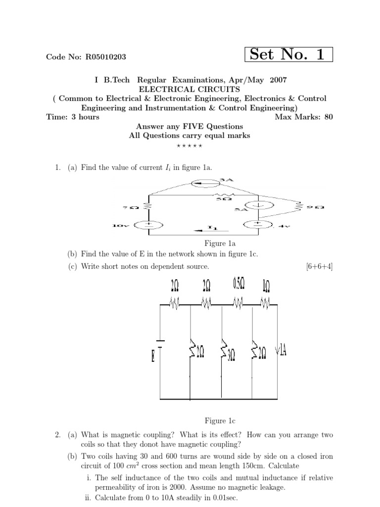 Electrical Circuits Analysis 4 | PDF