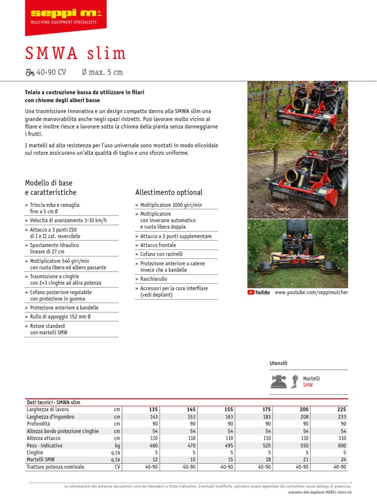 Seppim SMWA Slim - IT | PDF