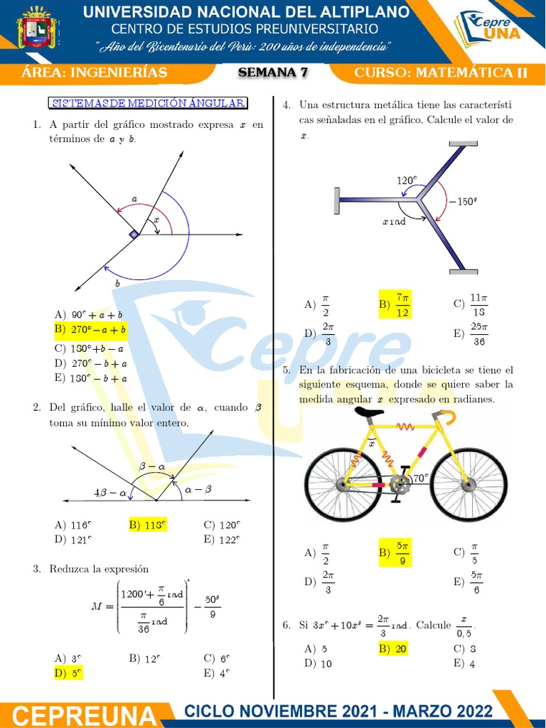 Semana 07 - Matematica II | PDF | Geometría euclidiana | Matemática ...