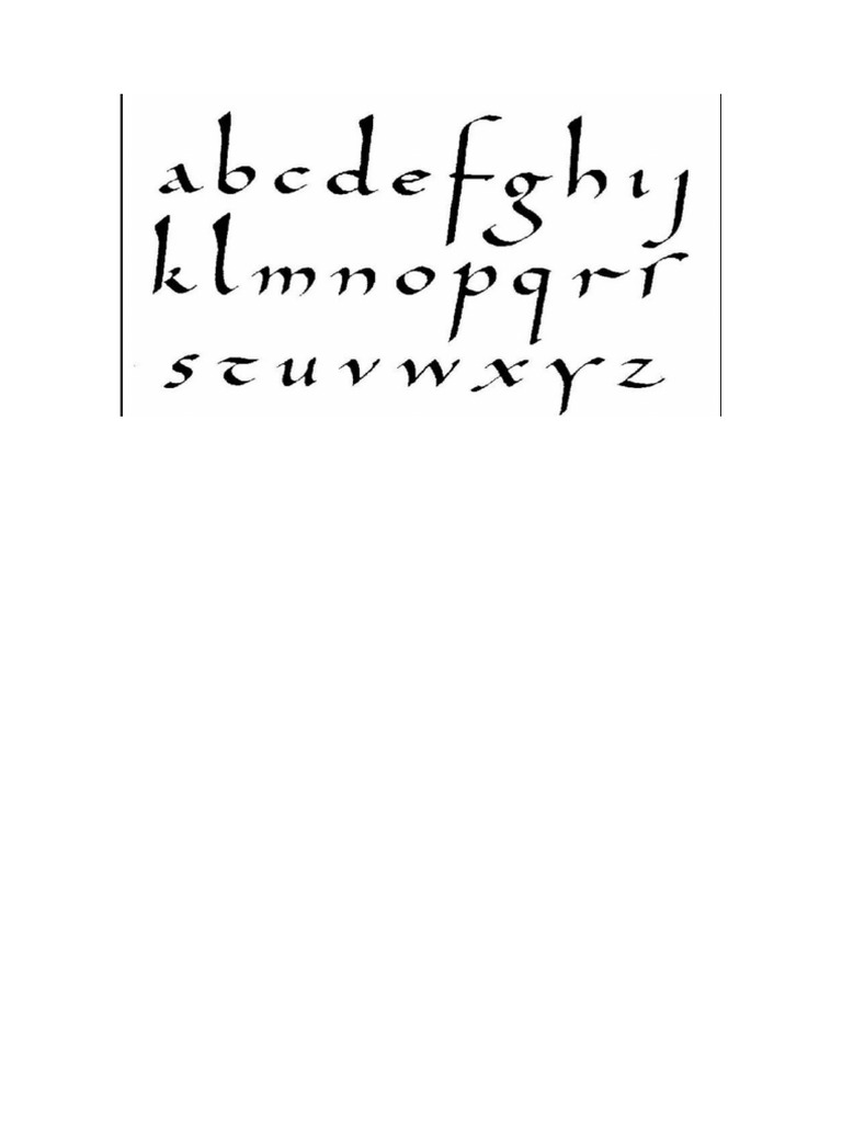 Alfabeto Carolino | PDF