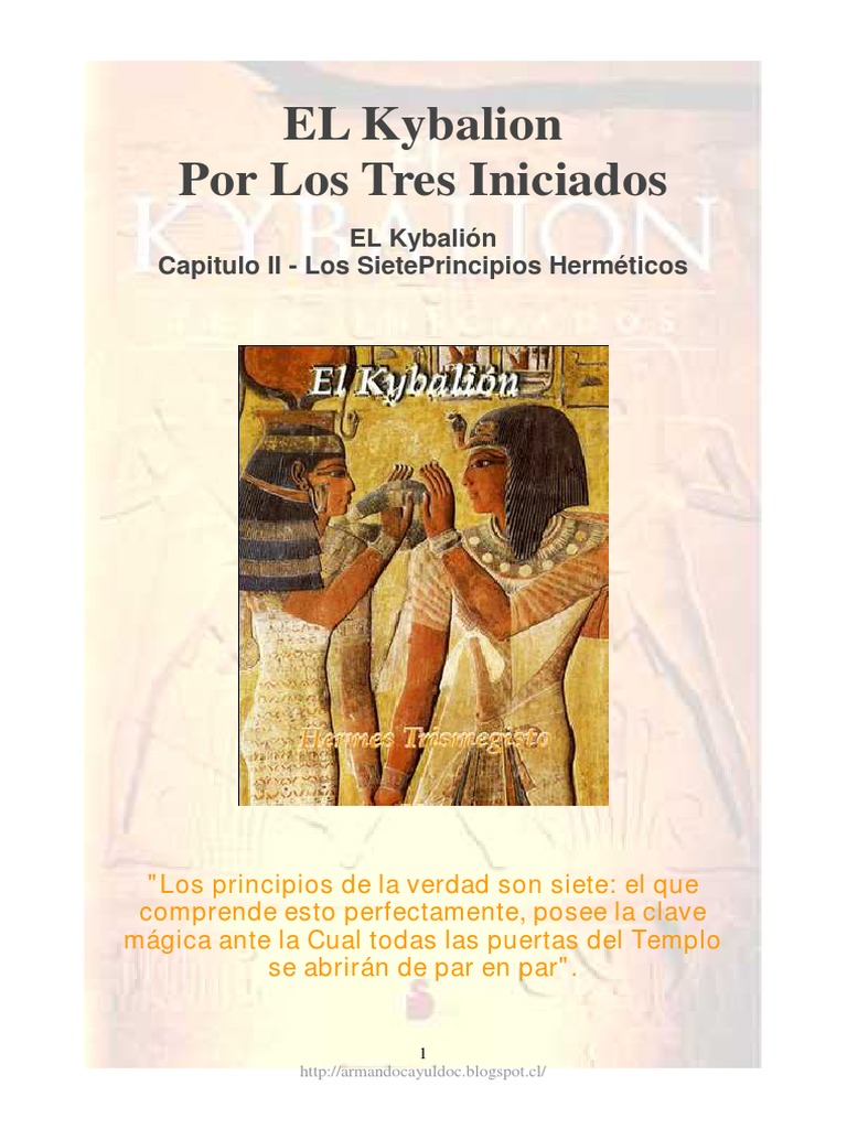 EL Kybalion I | PDF | Hermetismo | Mente