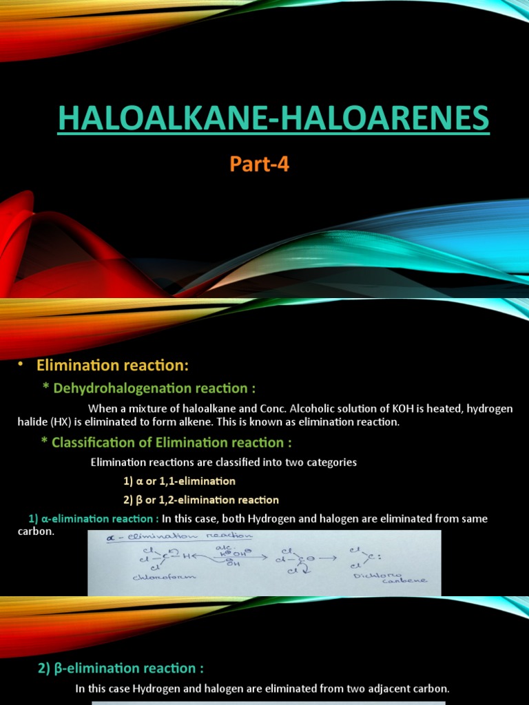 Haloalkane Haloarenes(Part 4) | PDF