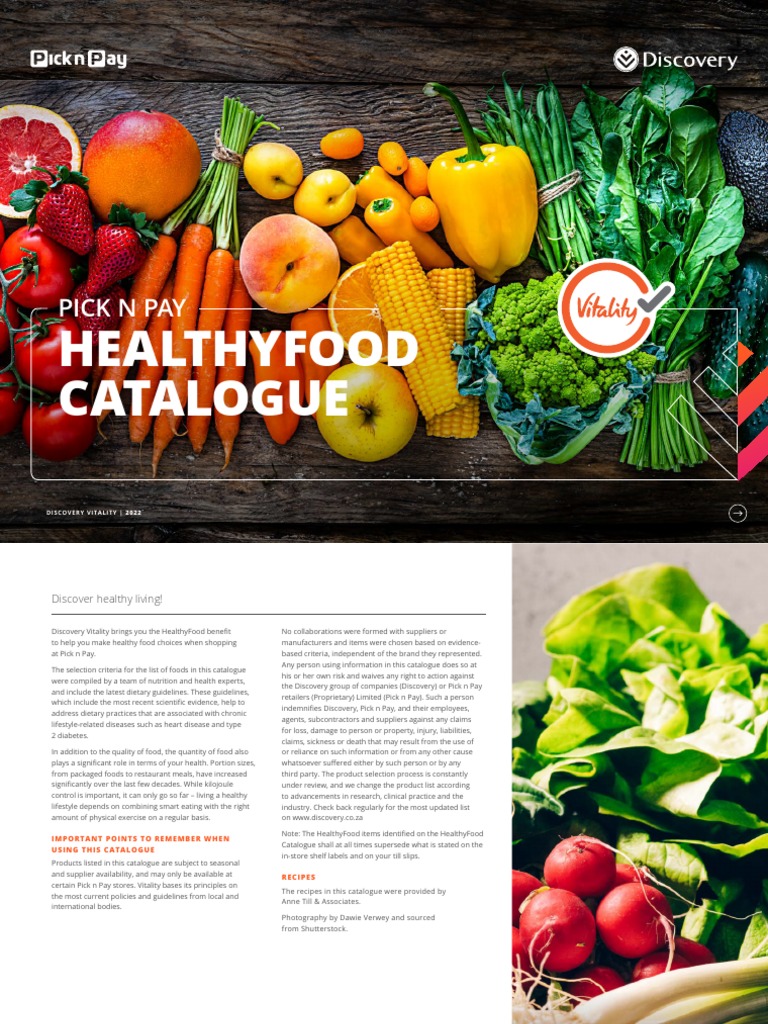 Healthy Food Catalogue | PDF | Berry | Fruit
