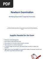 Newborn Baby Assessment NIPE OSCE Checklist Geeky Medics | PDF | Infants | Childbirth
