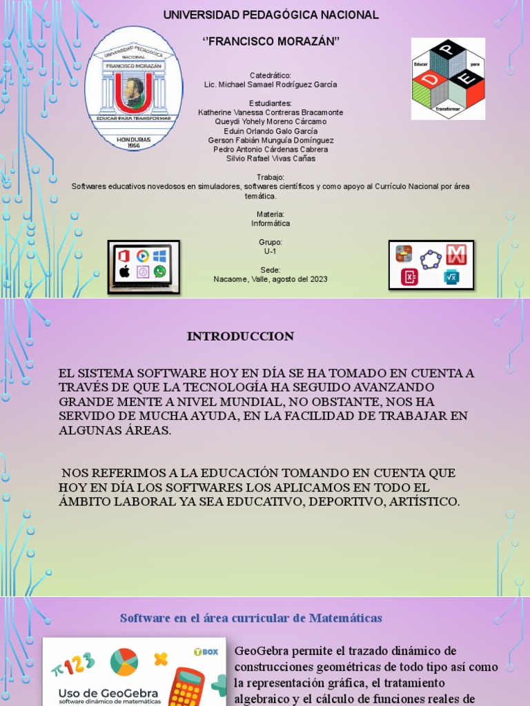 Presentación Software | PDF | Internet | Software de la aplicacion